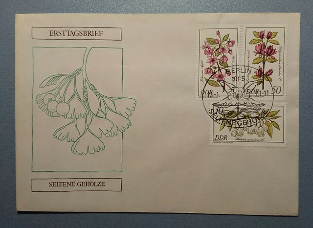 ALTER FIRST DAY Cover Postage Stamp Rare Woody Plants Arboretum Berlin ...