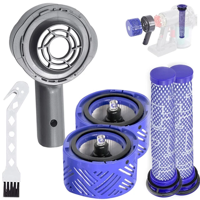 V6 MOTOR REAR Cover & Pre Filter Kit For Dyson V6 DC58 DC59 DC62 Vacuum ...