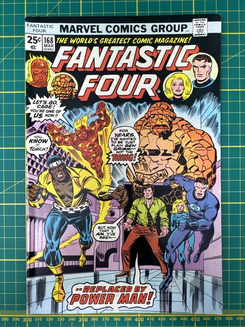 VINTAGE MARVEL COMICS Fantastic Four (Bronze Age) #168 Luke Cage Cover ...