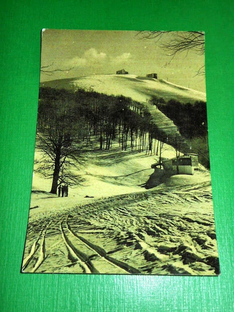 CARTOLINA RIETI - Terminillo - Stazione sup. Funivia e piccola Baita ...