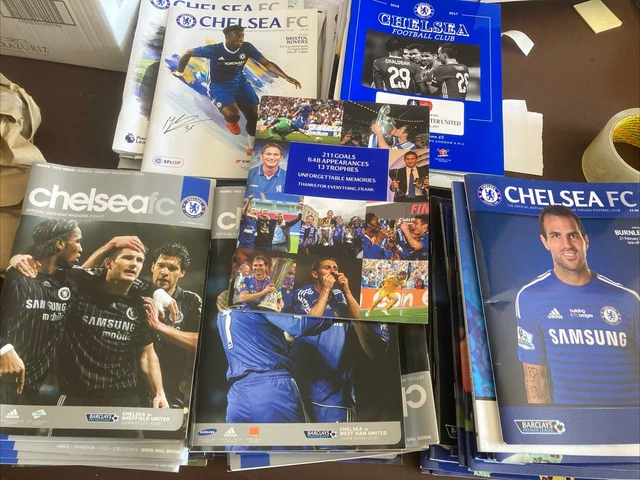 CHELSEA FC FOOTBALL Programmes Box Full 2007 To 2016 League Europe Etc ...