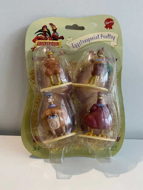 AARDMAN DREAMWORKS NICK Park Gromit Chicken Run Set of 4 Plastic ...