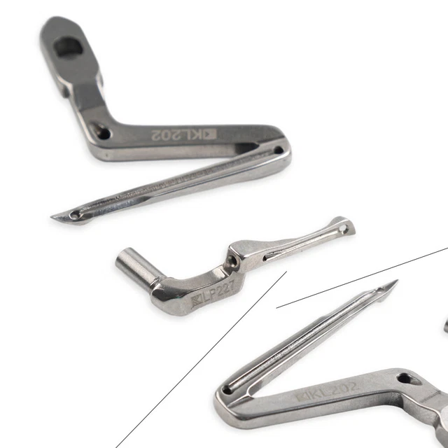 #KL202+LP227 LOWER AND Upper Looper For SIRUBA 747K Silver Steel 1 SET ...