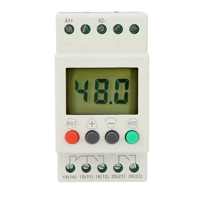 GUIDE RAIL INSTALLATION Voltage Protection Relay SVR1000 with LCD ...