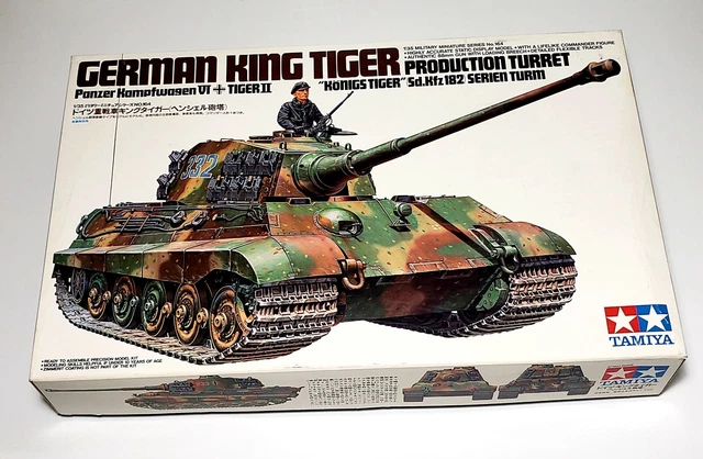 TAMIYA GERMAN KING Tiger Production Turret Panzer Tiger II 1/35 Scale Model Tank EUR 25,00 ...