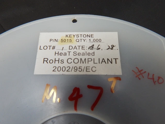 KEYSTONE 5015 SURFACE Mount Test Point Miniature - Lot Of 10 Pieces ...