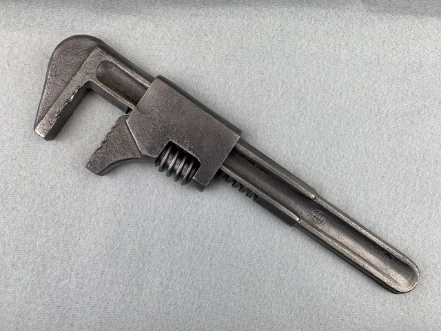 VINTAGE F TYPE Adjustable Wrench Made In England Hand Tool Monkey ...