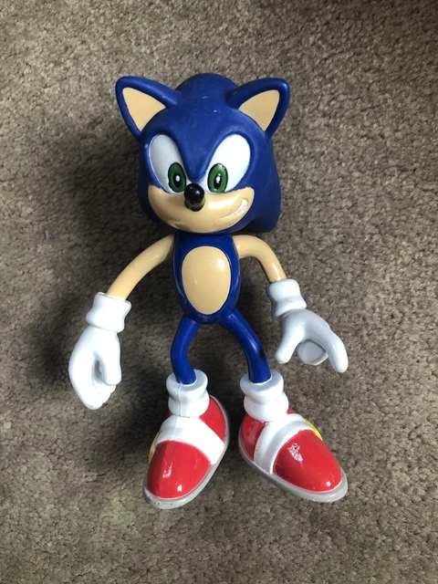 SONIC THE HEDGEHOG Sonic X 5" Action Figure Toy Island Sega 2000 used ...