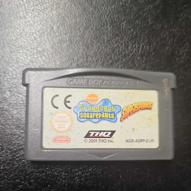 SPONGEBOB SQUAREPANTS SUPERSPONGE Gameboy Advance Cartridge PAL GBA £2. ...