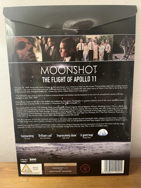 MOONSHOT THE FLIGHT Of Apollo 11 DVD & magazine 50th Anniversary ...
