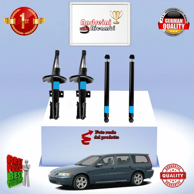 KIT 4 AMMORTIZZATORI Ant + Post Volvo V70 2.5 Tdi 103Kw 140Cv Dal 2000 ...