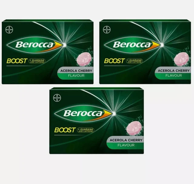 BEROCCA BOOST VITAMIN Tablets - 60 Tablets (3 Packs of 20) – 2-Month ...