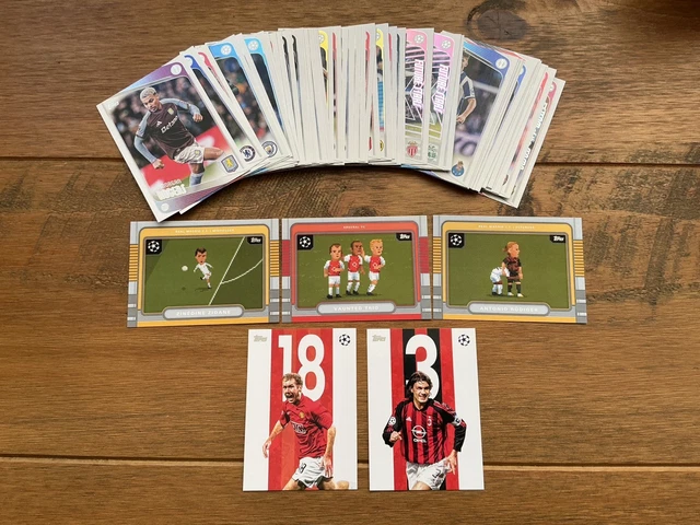 TOPPS FLAGSHIP EDITION 25/26 Legendary Numbers 8-bit Maldini Vaunted ...