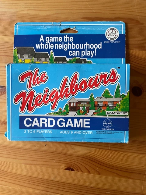 VINTAGE CARD GAME based on popular Australian TV series "Neighbours ...