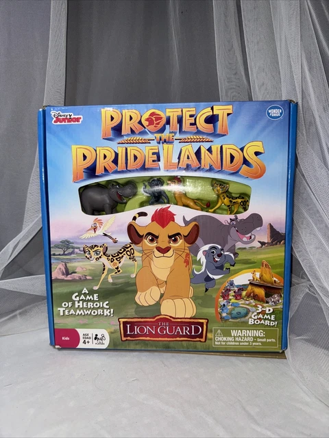 DISNEY JUNIOR PROTECT THE PRIDE LANDS THE LION GUARD 3-D BOARD GAME ...