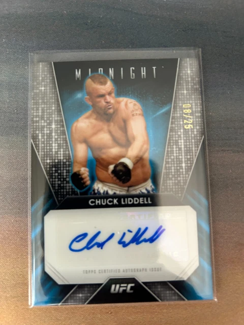 2024 TOPPS MIDNIGHT UFC glimmer grafici alba della luna #GGCLL Chuck ...