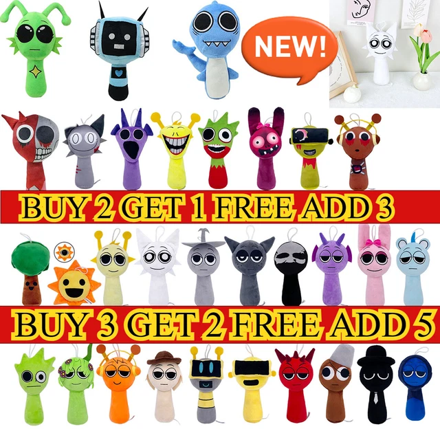 20CM SPRUNKI PLUSH Toy Simon Oren Winda Sprunki Character Doll Plush ...