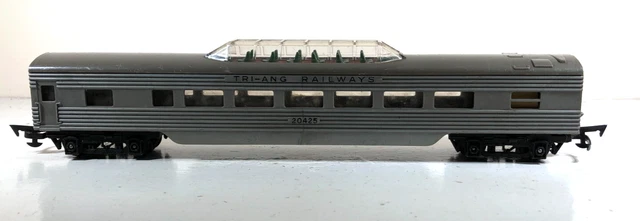 TRI-ANG RAILWAYS R24 / R25 Transcontinental 20425 Observation Coach ...