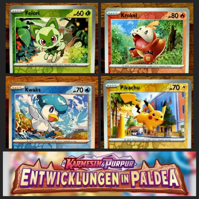 POKEMON &ENTWICKLUNG IN Paldea" - Große Auswahl an Reverse/Holo ...