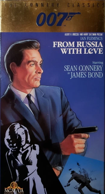 FROM RUSSIA WITH Love (VHS, 1988) The Connery Classics James Bond 007 ...