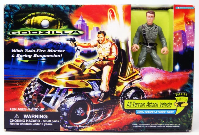 GODZILLA - ALL-TERRAIN Attack Vehicle/ATV - con Godzilla Force Nick ...