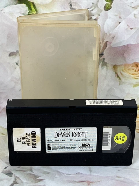 TALES FROM THE Crypt Demon Knight VHS 1995 Scary Halloween Movie Video ...