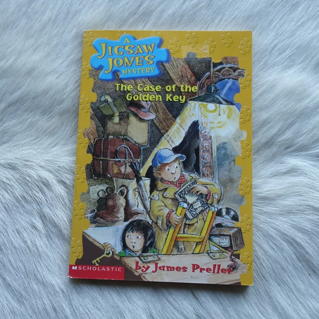 JAMES PRELLER THE Case of the Golden Key Vintage JIGSAW JONES MYSTERY ...