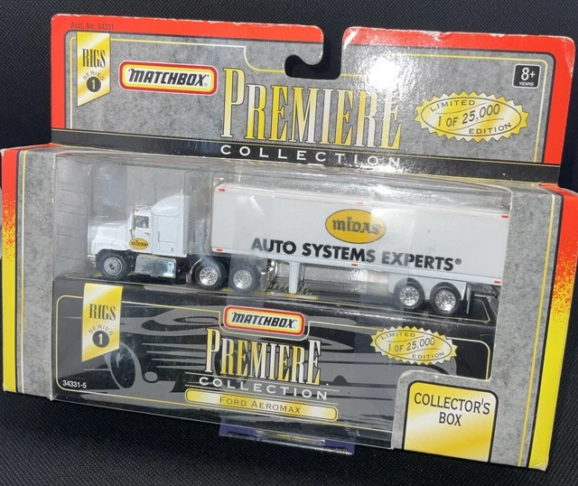 MATCHBOX PREMIERE COLLECTION Rigs Series 1 Ford Aeromax Midas Semi EUR ...