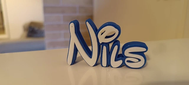 NILS PERSONALIZED DISNEY Name Plate Sign – Custom Door/Wall Bedroom Tag ...