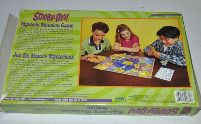SCOOBY DOO MYSTERY MANSION Board Game Irwin 1999 Pressman $8.84 ...