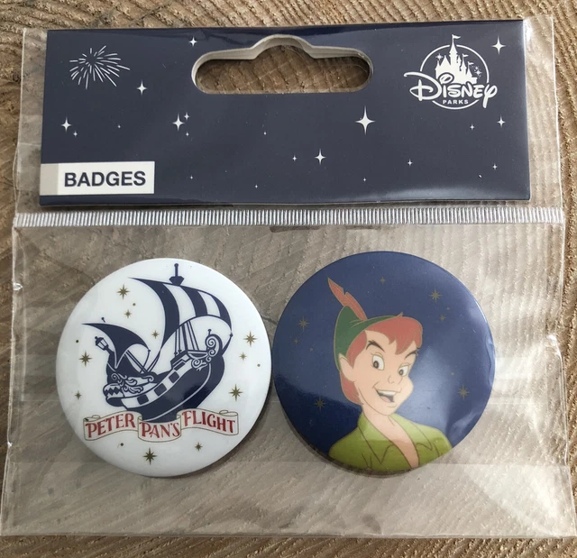 BADGE BUTTON PIN Peter Pan Set 2 Disney Disneyland Paris EUR 6,90 ...
