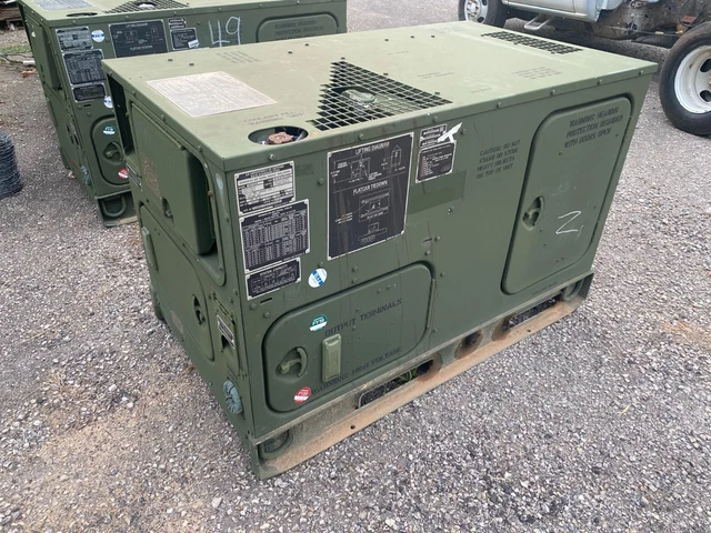 CUMMINS MEP-1040 AMMPS 10KW Tactical Military Diesel Generator 60HZ MEP ...