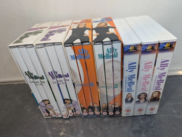 ALLY MCBEAL COMPLETE DVD Collection Series 1-5 Collection Boxset Box ...
