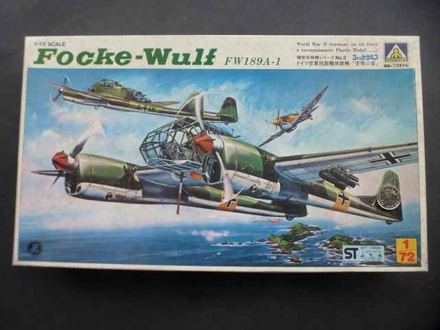 1:72 AOSHIMA FOCKE-WULF FW 189 A-1 EUR 8,50 - PicClick FR