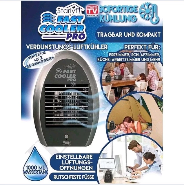 CONDIZIONATORE PORTATILE STARLYF Fast Cooler Pro visto in tv EUR 15,99 ...