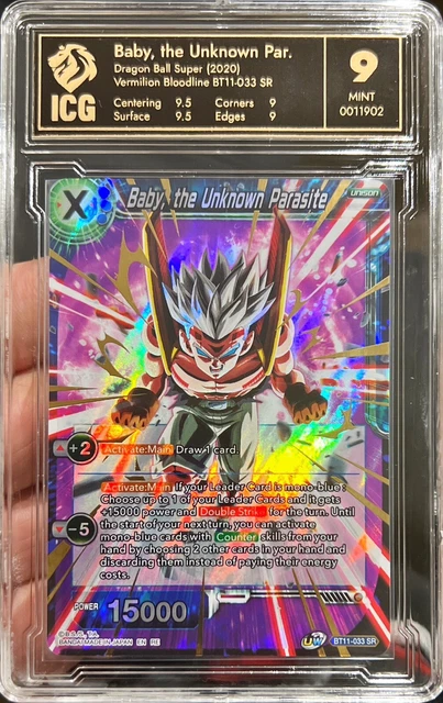 2020 DRAGON BALL Baby, Unknown Parasite BT11-033 SR ICG 9 Mint - Not PSA BGS $24.99 - PicClick AU