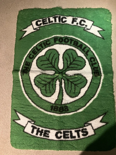 CELTIC FC OFFICIAL Rug From The 80s BGC Size Approx 3’ X 2’ £15.00 ...