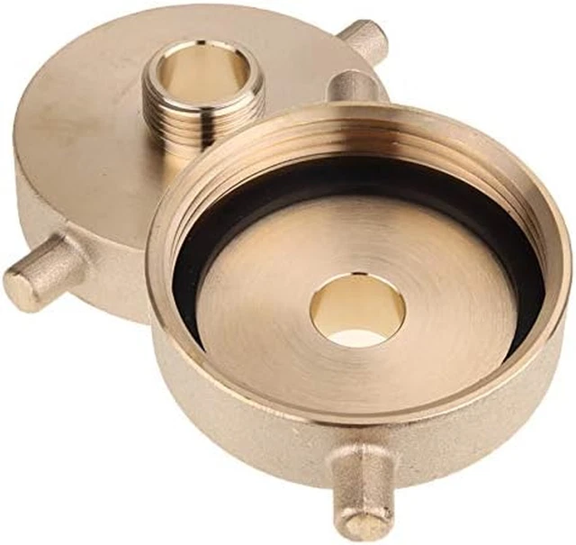 BRASS FIRE HYDRANT Adapter 2-1/2-Inch NST (NH) Female X 3/4-Inch GHT ...