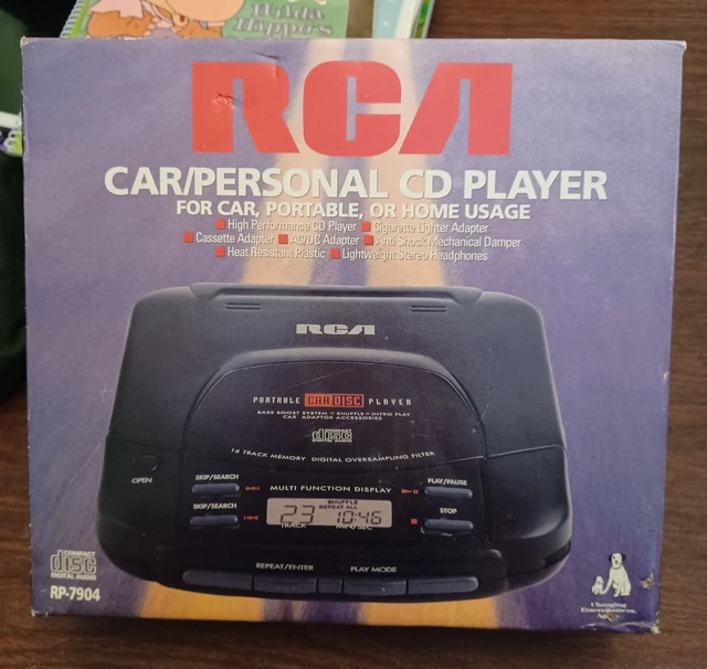 NEW ~ VINTAGE RCA Car/Personal CD Disc Player:: Model RP-7904. $34.97 ...