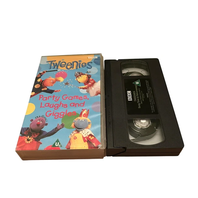 TWEENIES BBC VHS Video Party Games Laughs and Giggles - Children's Kids ...
