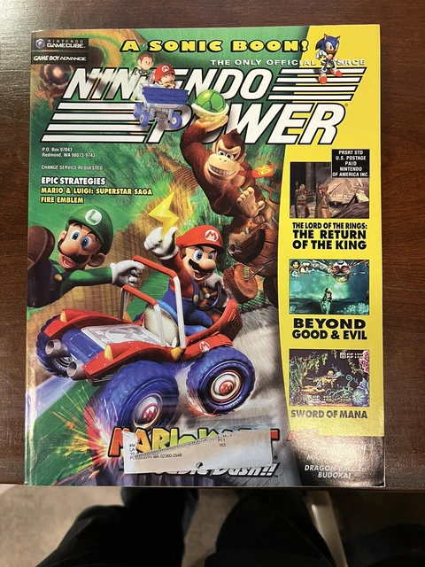 NINTENDO POWER #175 Mario Kart Double Dash with Sonic Heroes Poster ...