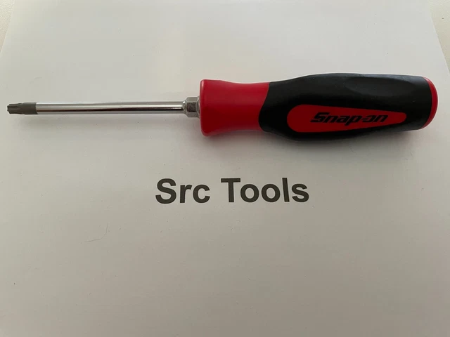 SNAP-ON TOOLS USA *2022* RED Soft Grip T30 Torx Screwdriver SGDTX430BR ...