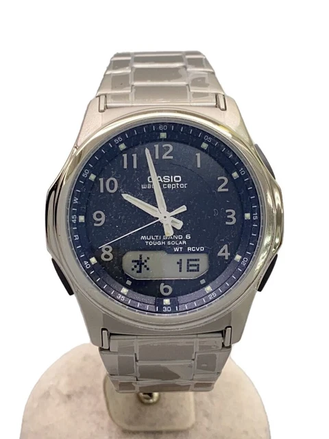 CASIO SOLAR WATCH Waveceptor Digital Anatomy Stainless Steel Slv Slv £ ...