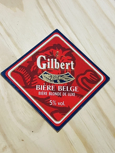 SOUS BOCK BIÈRE Belge Cervalobélophile Gilbert Blonde Spéciale De Luxe ...