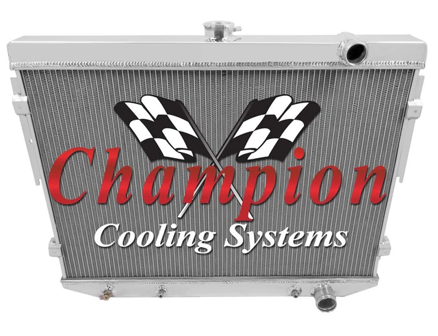 SUPER CHAMPION 3 Row All Aluminum Radiator for 1973 1974 Mopar V8 ...