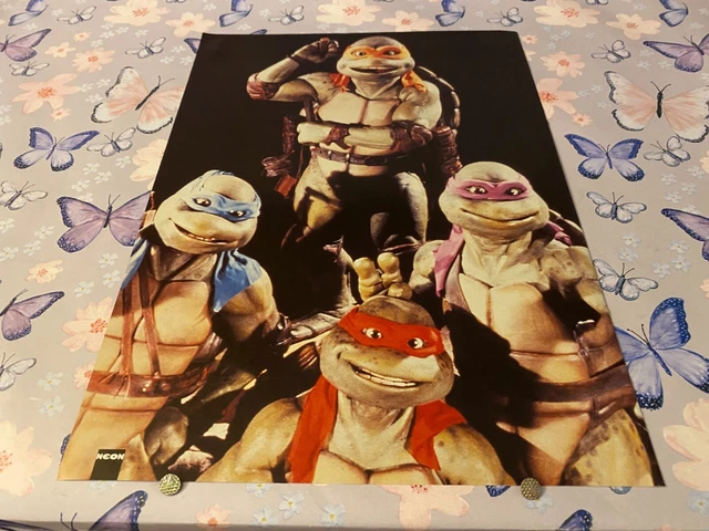 PHOTO/AFFICHE PIN UP Magazine Encadrée 12X9 Tortues Héros Ninja Mutant ...