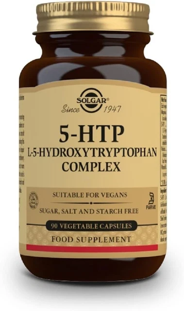 SOLGAR 5-HTP L-5-HYDROXYTRYPTOPHAN Complex vegetable capsules New BBE 02/26 £25.63 - PicClick UK
