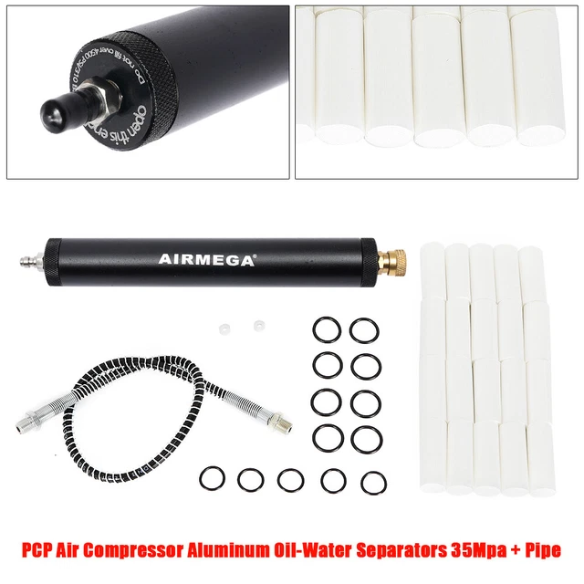 4500 PSI OIL Water Separator Air Filter PCP Air Compressor Set for High ...