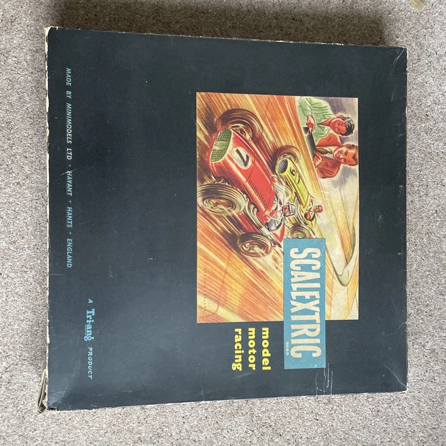 VINTAGE TRIANG Scalextric Set with original Box GP 3 1960's £126.00 ...
