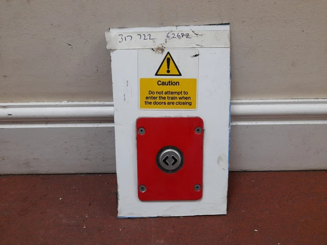 CLASS 317 EXTERNAL Door Button Panel from MS 62682 of unit 317722 £31. ...